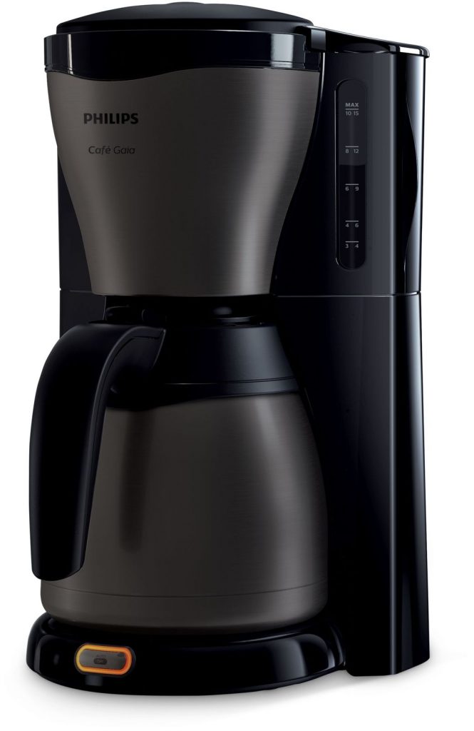 PHILIPS Café Gaia HD7547/80 Kaffeemaschine 1000W mit Thermo-Kanne für ...