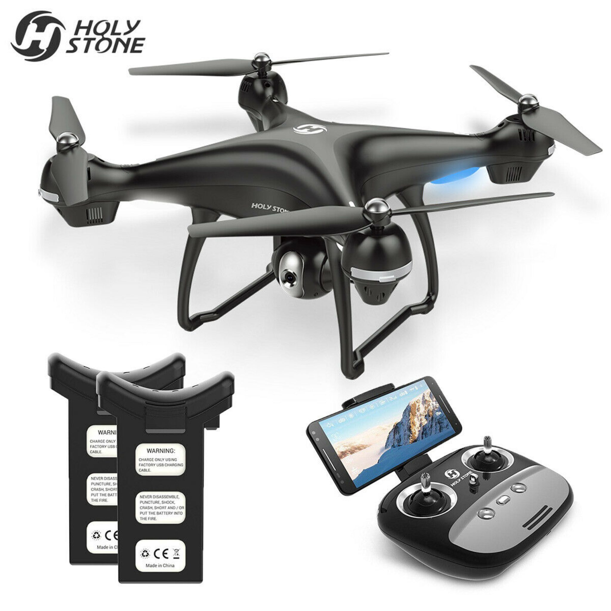 Holy Stone HS100 FPV GPS Drohne mit Kamera 1080P HD WIFI RC ...