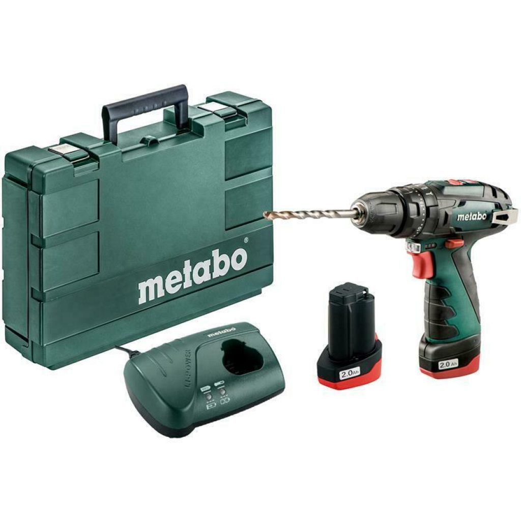 Metabo Schlagbohrschrauber PowerMaxx SB Basic 10,8V 2x 2,0Ah Li-Ion Akkus Koffer für 89,90€ inkl ...