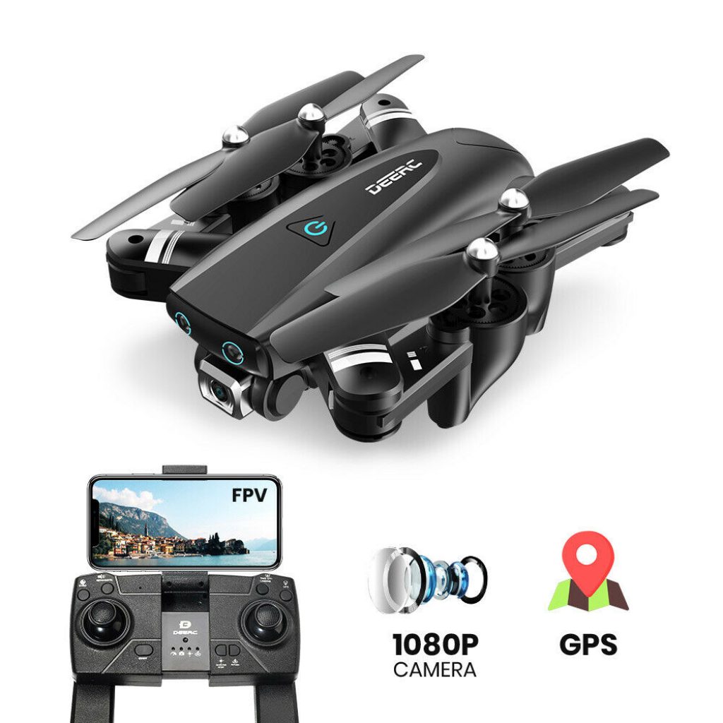 DEERC S167 FPV Drohne mit 1080P HD WIFi Kamera GPS 2.4G RC Quadcopter ...