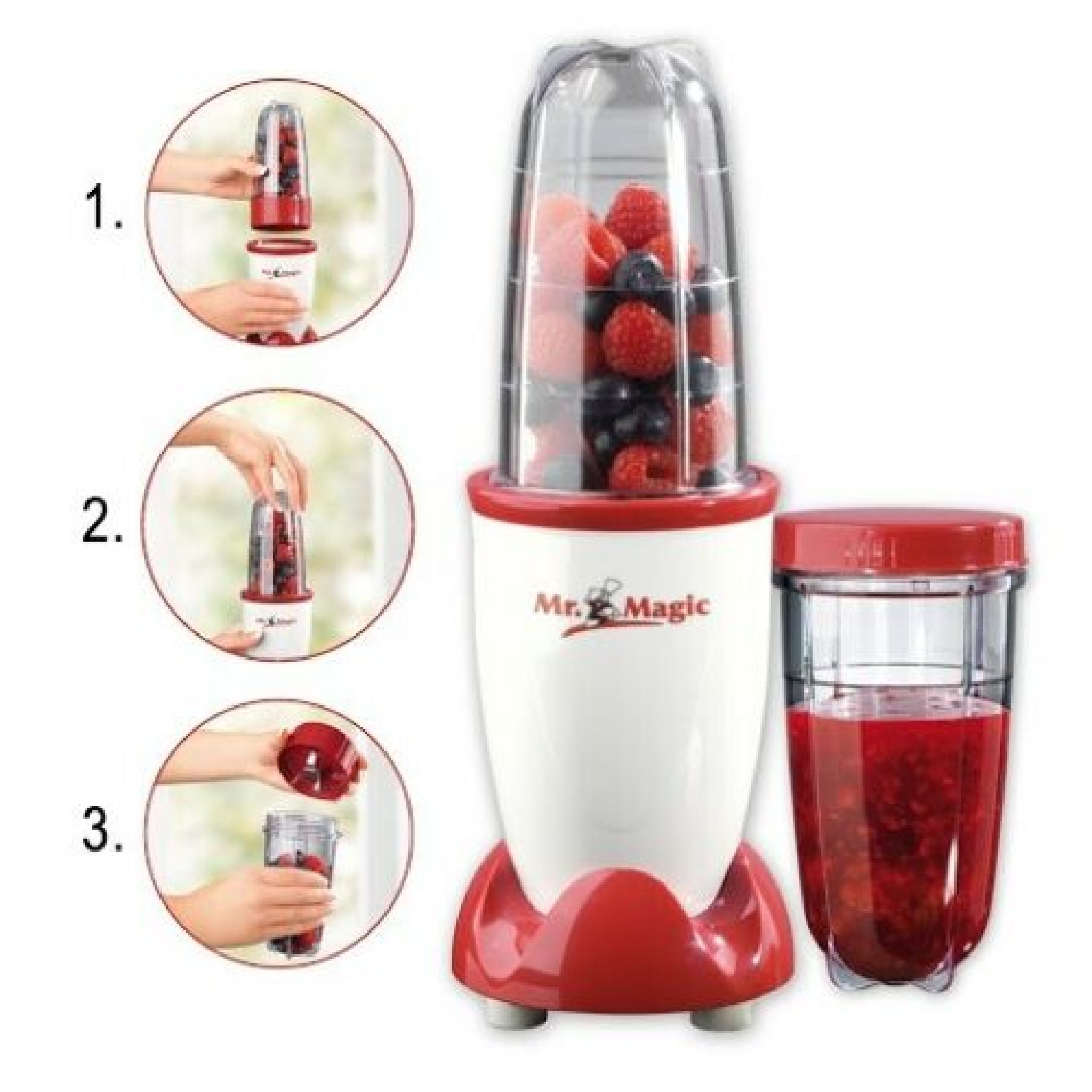 Standmixer Smoothie Maker Mr. Magic Mixer Edelstahl für 23,99€ inkl ...