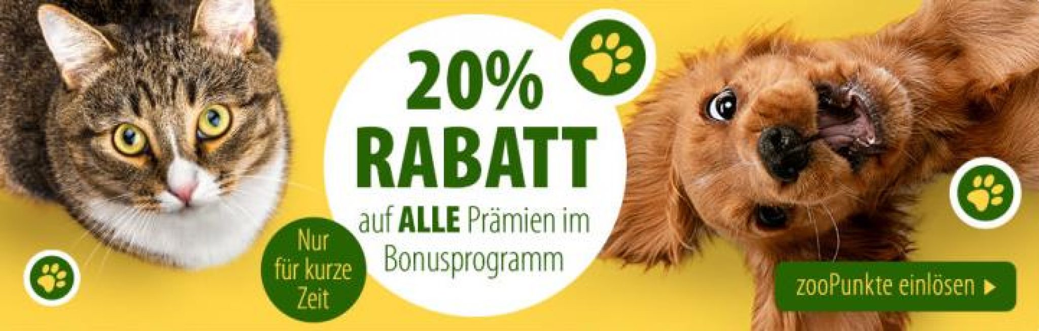 Zooplus: Angebote und Aktionen mit bis zu 20% Rabatt + gratis Artikel ...