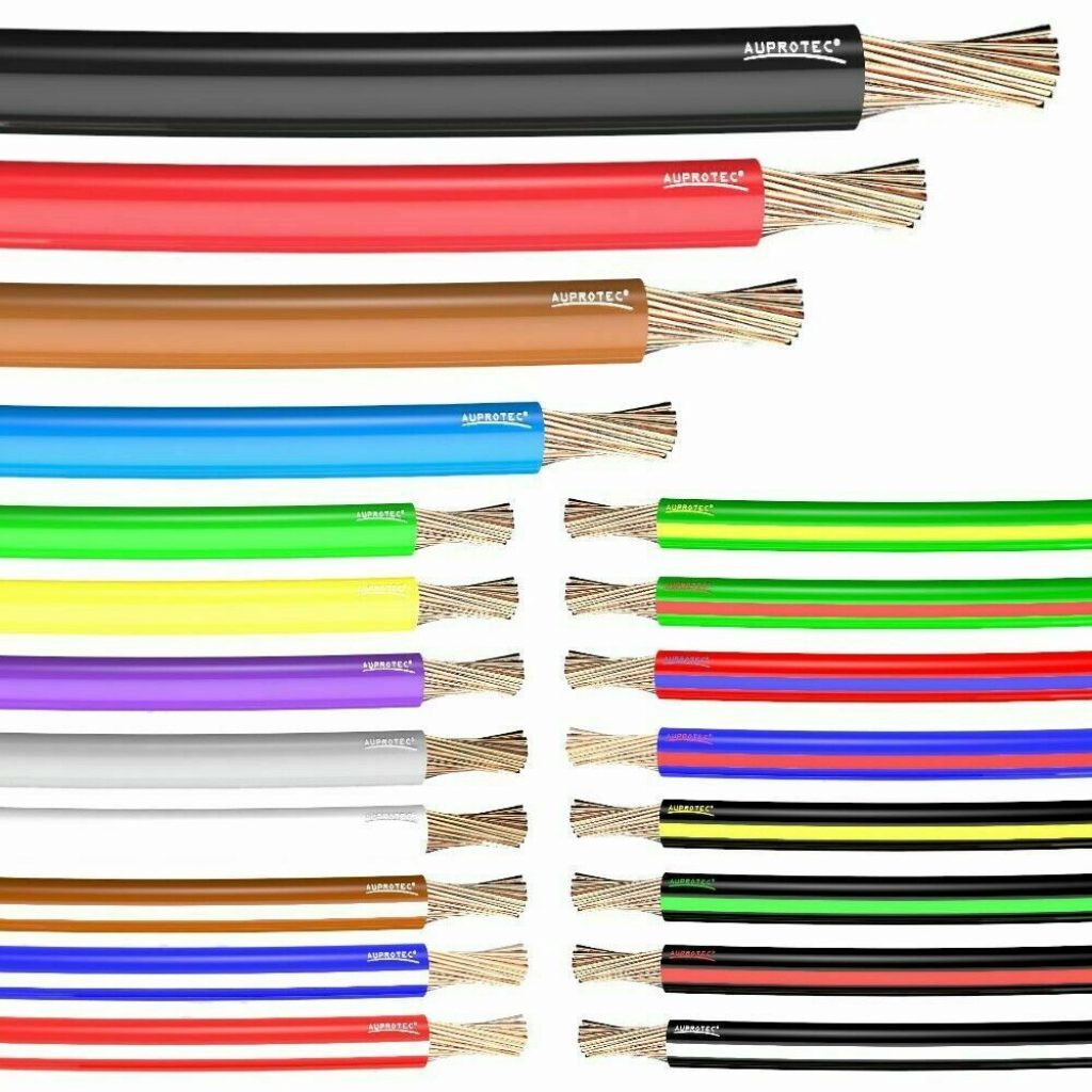 AUPROTEC Fahrzeugleitung Auto Kabel Kfz Litze Fahrzeugkabel 0,75mm² ...